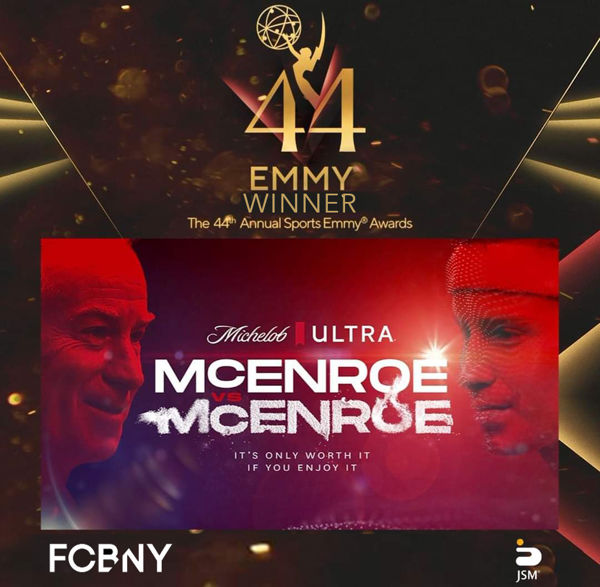 2023 Sports Emmy Winner - Michelob Ultra "McEnroe vs McEnroe" | JSM Music